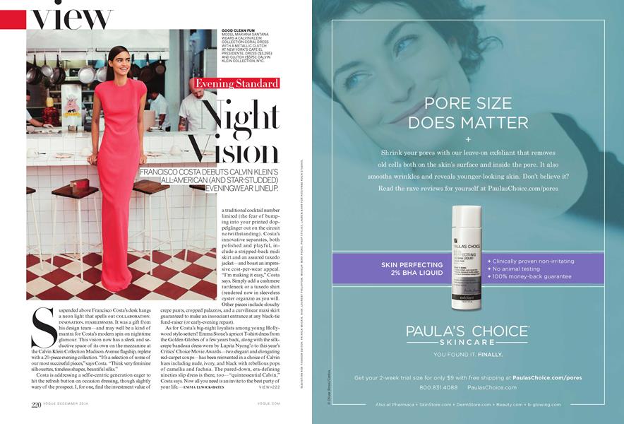 Evening Standard: Night Vision | Vogue | December 2014