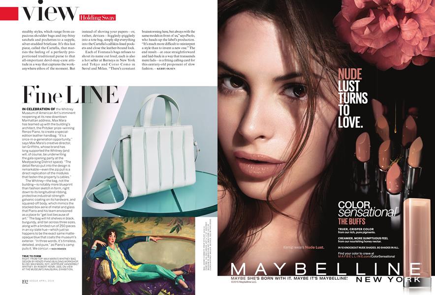 Fine Line | Vogue | April 2015