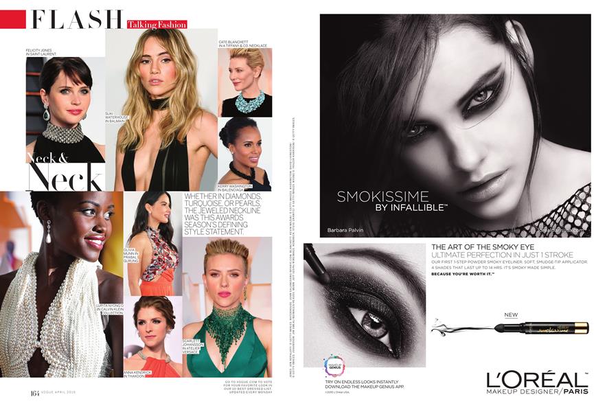 Talking Fashion: Neck & Neck | Vogue | April 2015