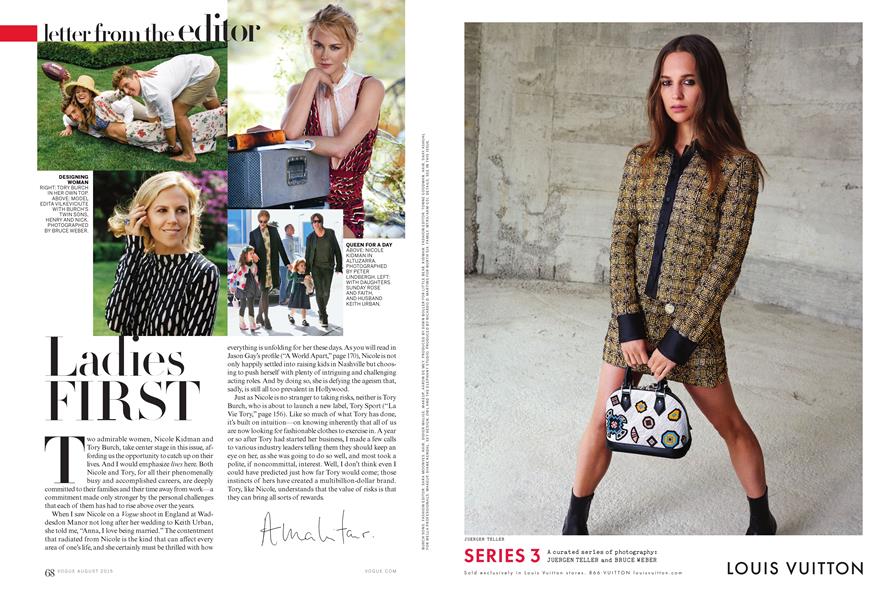 Ladies First | Vogue | August 2015