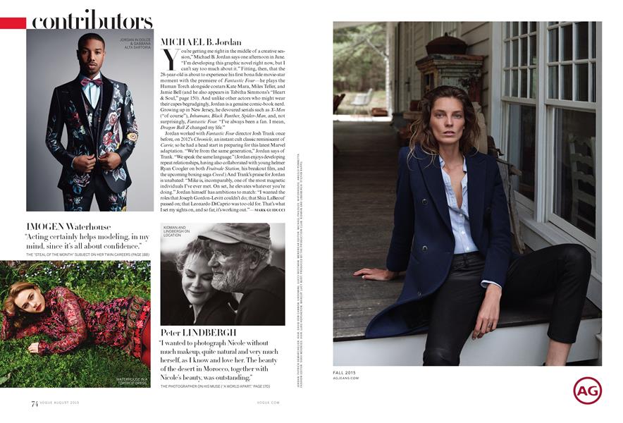 Contributors | Vogue | August 2015