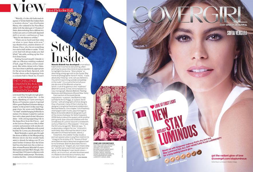 First Picks for Fall: Step Inside | Vogue | August 2015