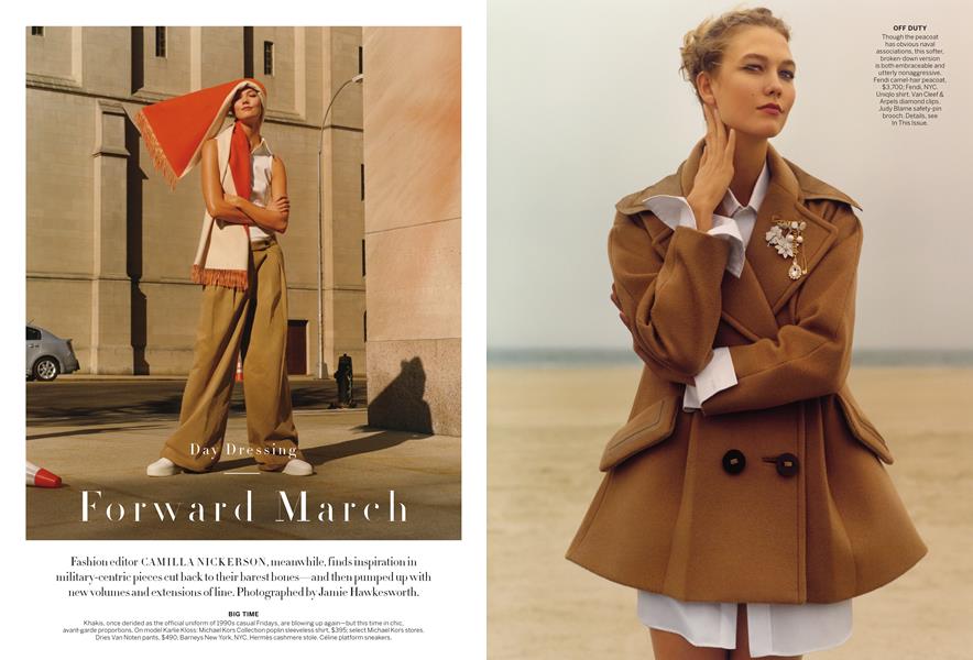 Day Dressing: Forward March | Vogue | August 2015