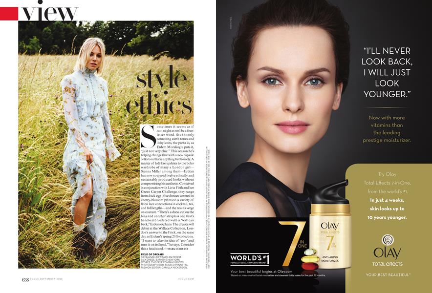 Style Ethics | Vogue | September 2015