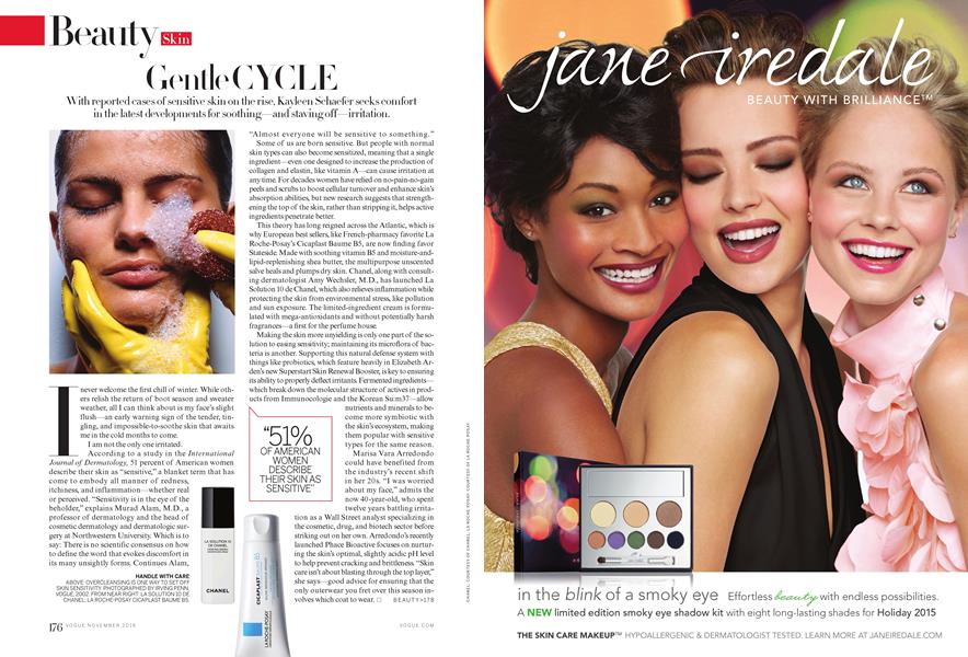 Skin: Gentle Cycle | Vogue | NOVEMBER 2015