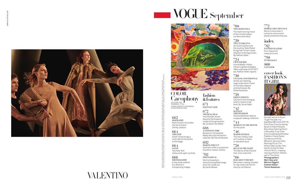Fashion's It Girl | Vogue | SEPTEMBER 2016