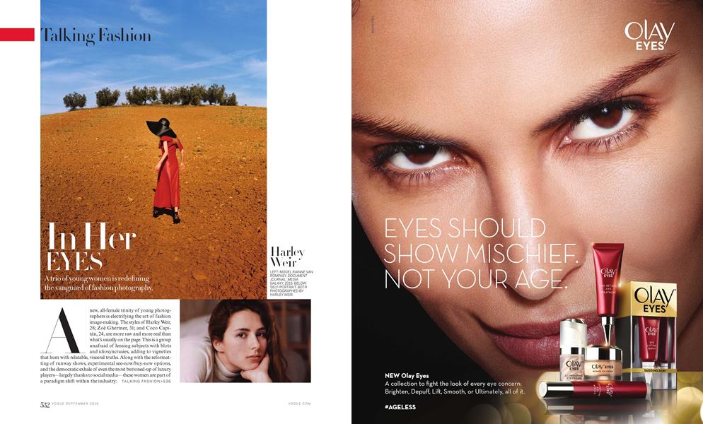 In Her Eyes | Vogue | SEPTEMBER 2016