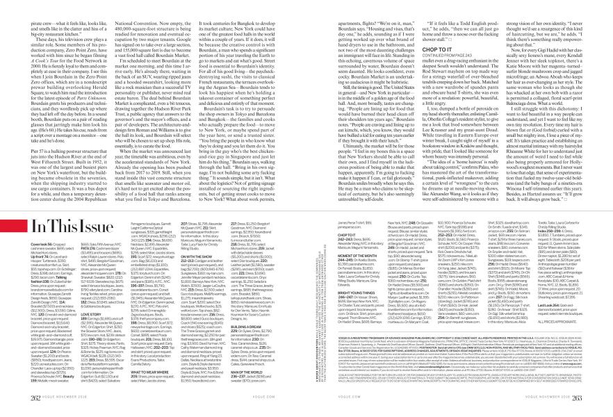 In This Issue | Vogue | NOVEMBER 2016