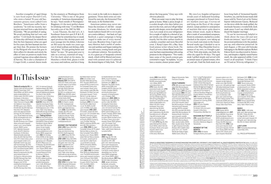 In This Issue | Vogue | OCTOBER 2017