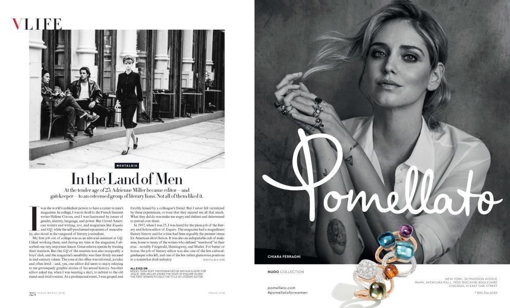 Nostalgia: In the Land of Men | Vogue | MARCH 2018