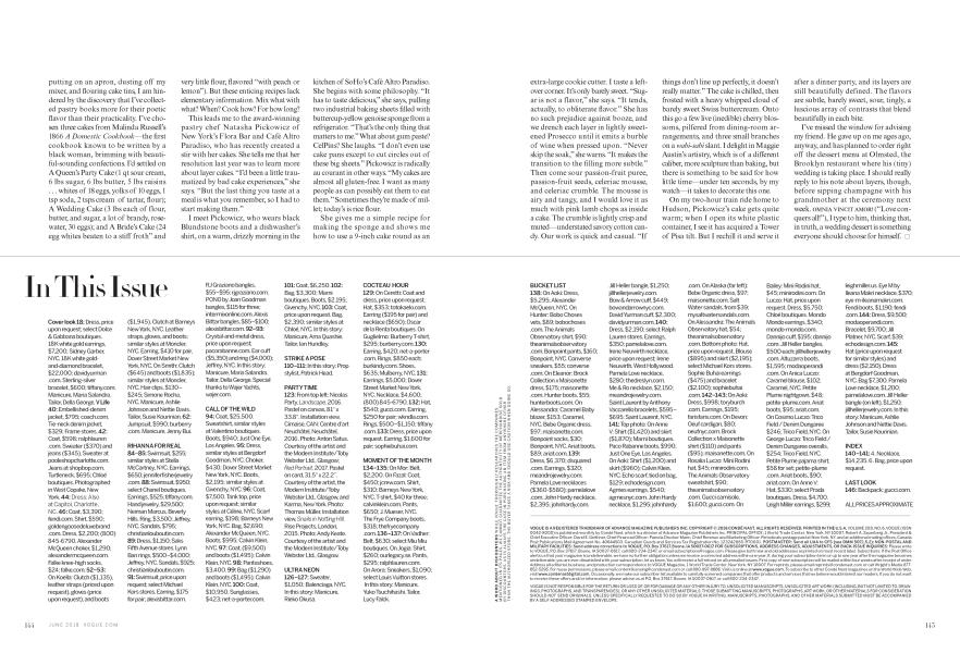 In This Issue | Vogue | JUNE 2018