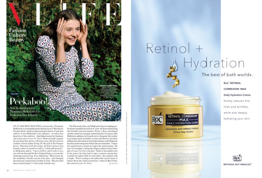 Talent: Peekaboo! | Vogue | JANUARY 2019