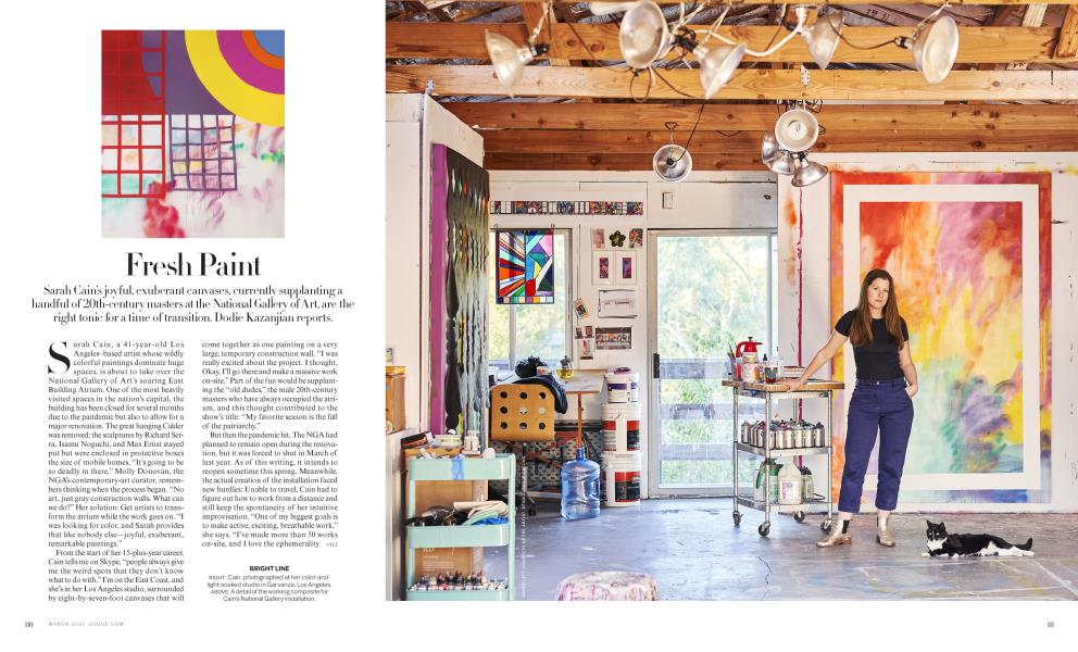 Fresh Paint | Vogue | MARCH 2021