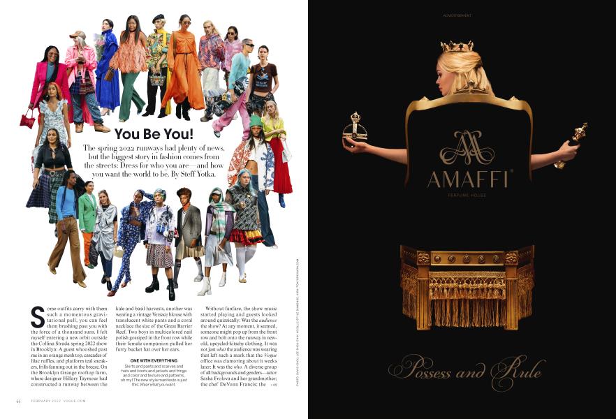 You Be You! | Vogue | FEBRUARY 2022